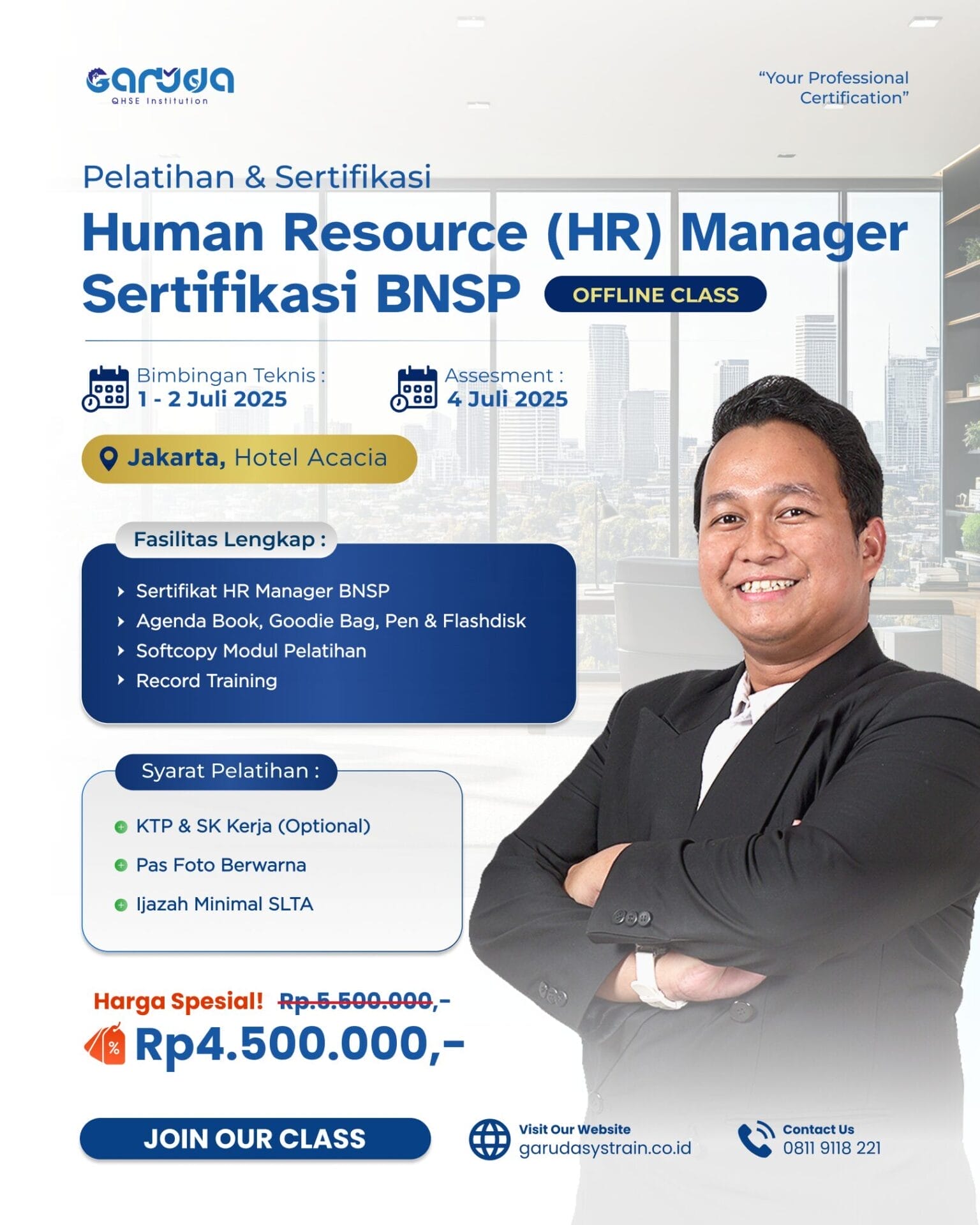 Pelatihan HR Manager Sertifikasi Badan Nasional Sertifikasi Profesi ...
